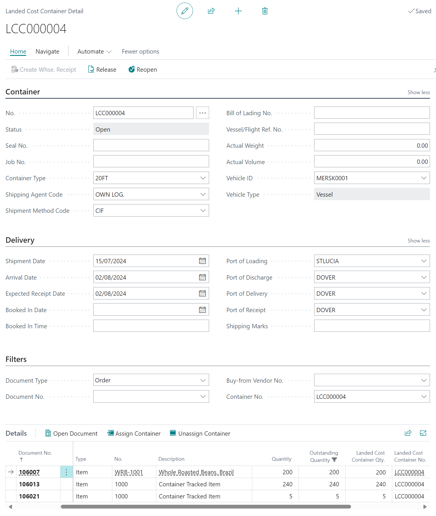 Clever Dynamics - Landed Cost Containers